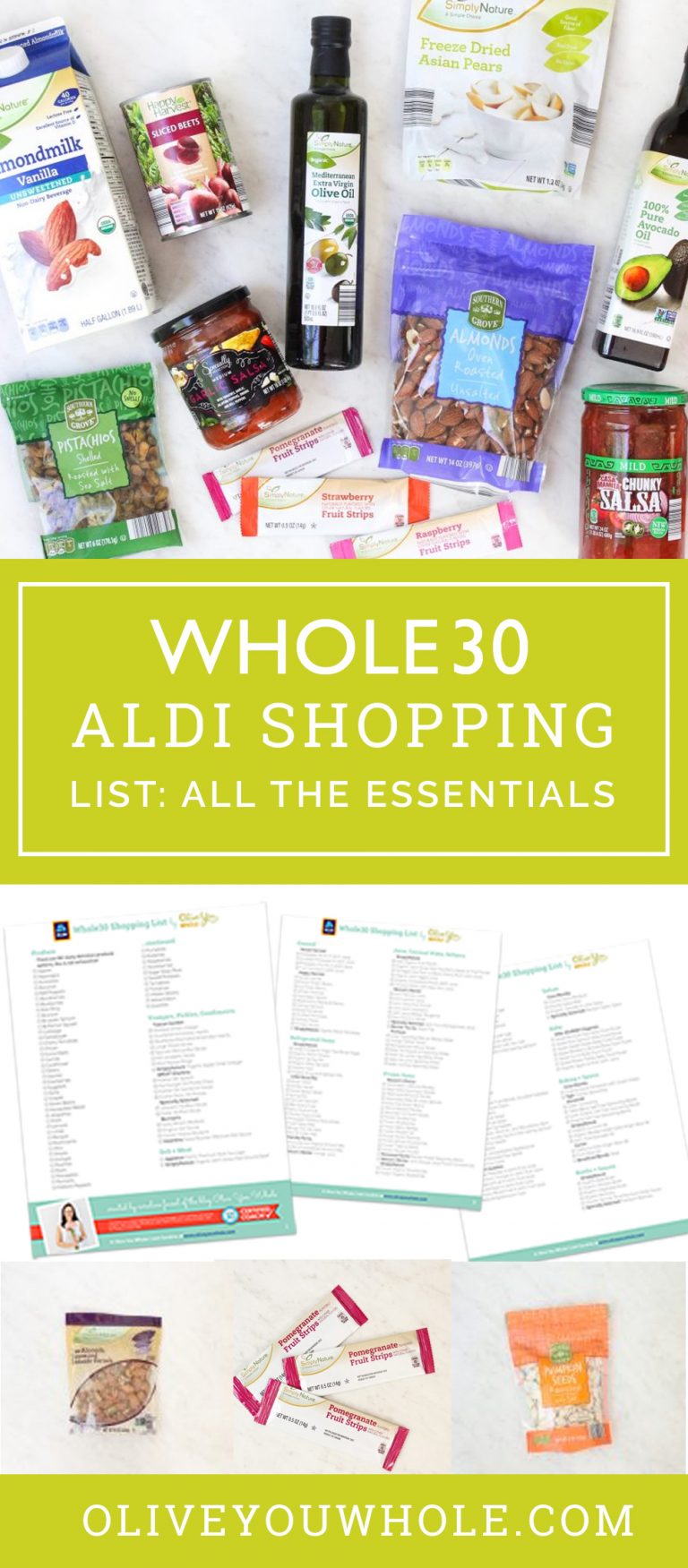ALDI Whole30 Shopping List and my ALDI Faves - Olive You Whole