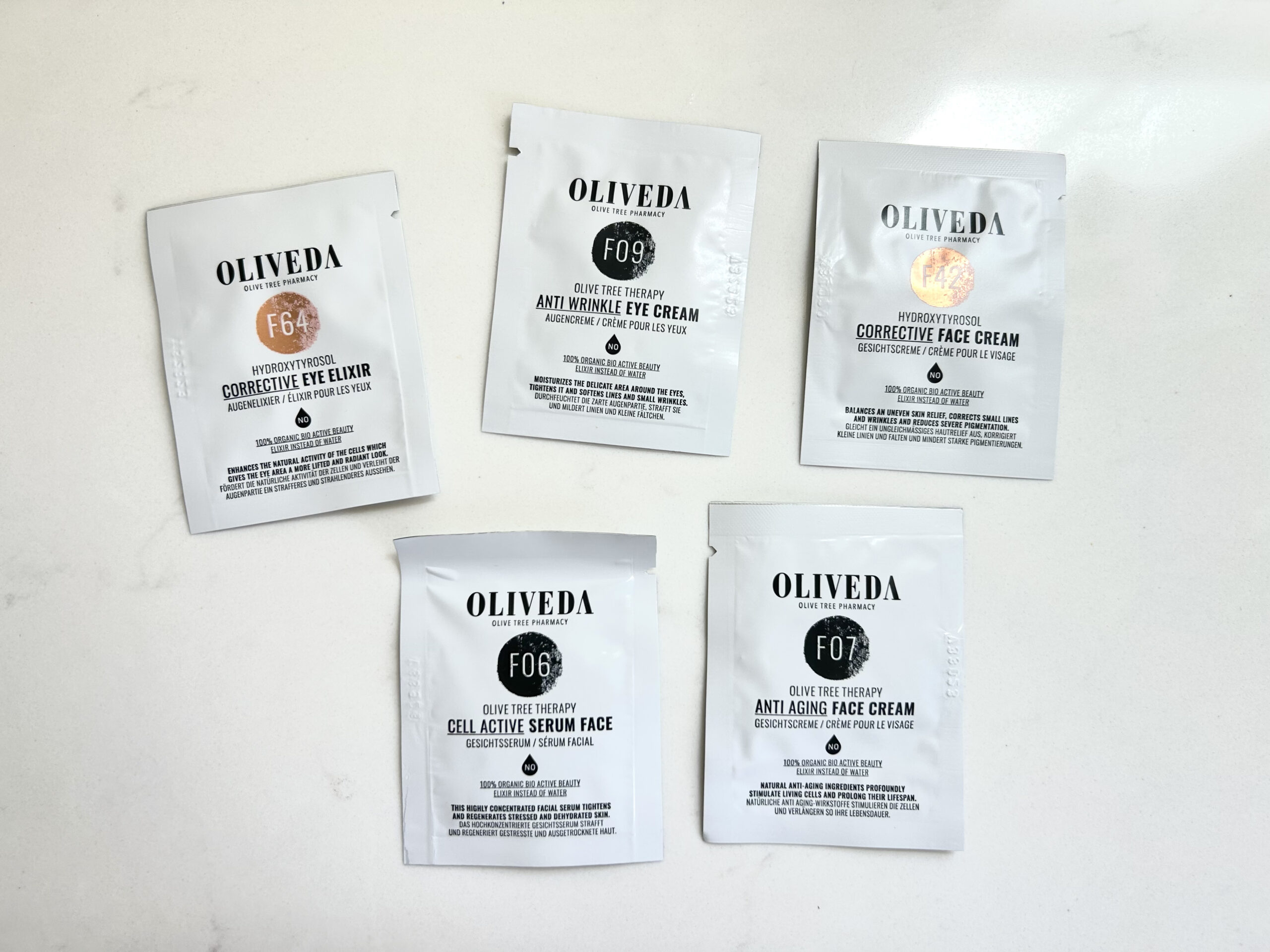 Oliveda Skincare Samples - Olive You Whole
